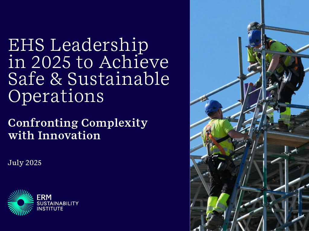 EHS Leadership in 2025 to Achieve Safe & Sustainable Operations