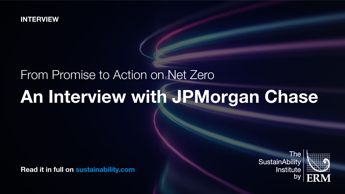 An Interview with JPMorgan Chase