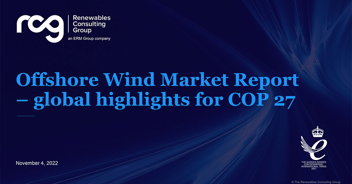 New report finds accelerated development needed to reach offshore wind ...