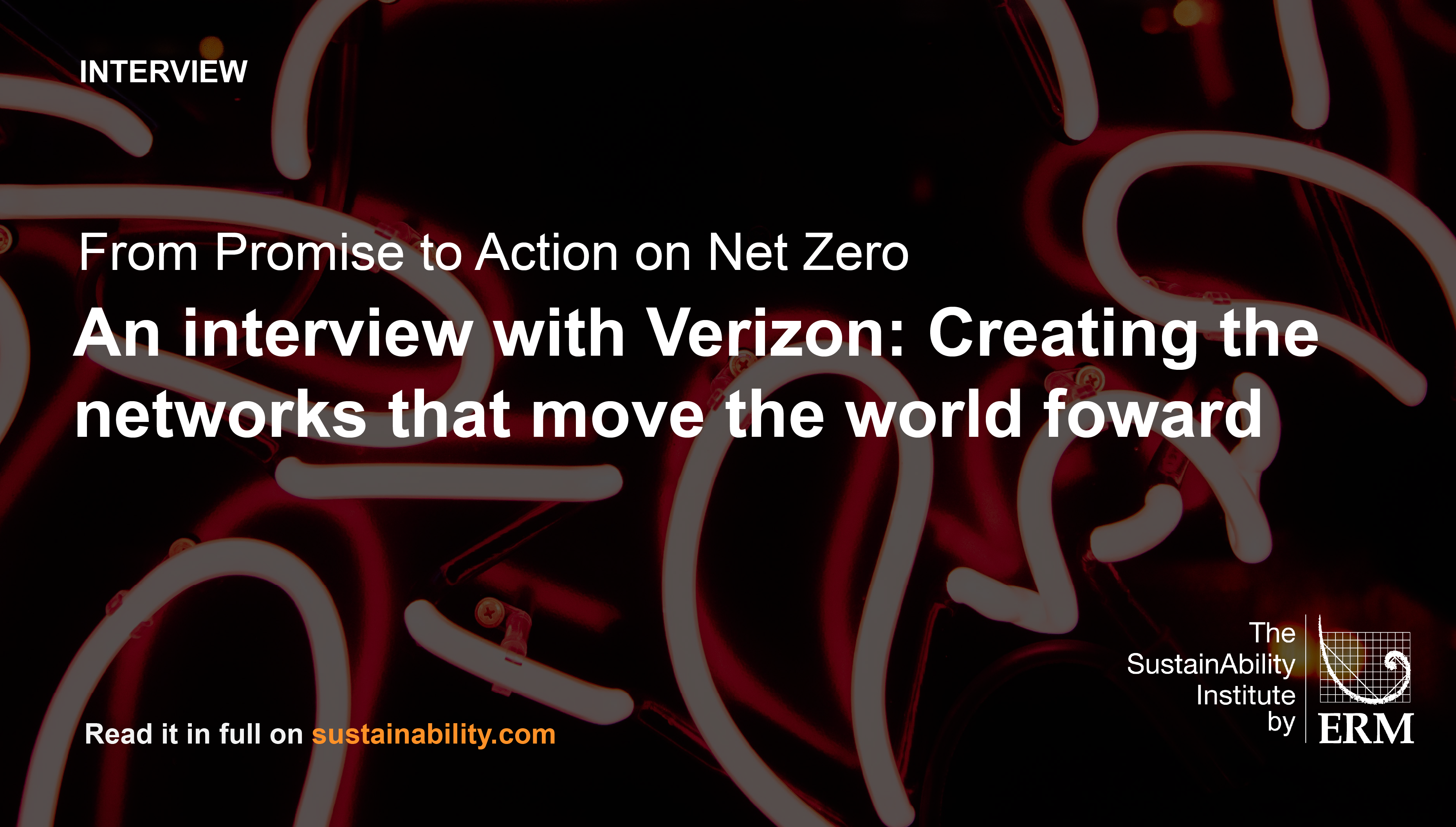 An interview with Verizon